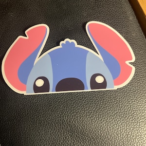 Stitch Peeker Transparent Car Decal/ Lilo Aloha Hawaiian Peekaboo ...