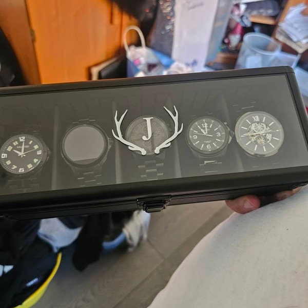 Personalized Watch Box for Men, Luxury Watch Case, Watch Display ...