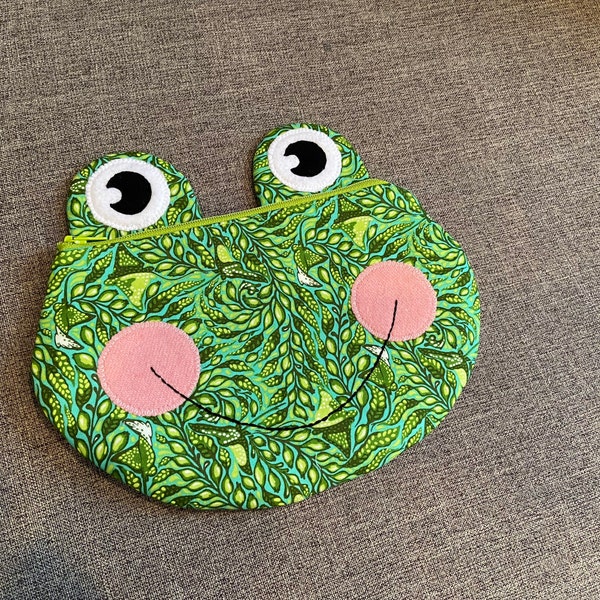 Frog Zippy Critter PDF Pattern, Sewing Pattern, School Supplies ...
