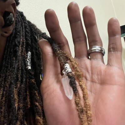 Set of 2 Cowrie Loc Cuffs 11-12 Mm, Loc Jewelry, Dread Cuffs, Dread ...