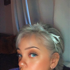 Velvet Hair Tie Velvet Ponytail Velvet Long Tail Bow Hair - Etsy