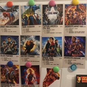 Marvel MCU Mini Poster Prints Movies and TV Shows 6x4inch | Etsy