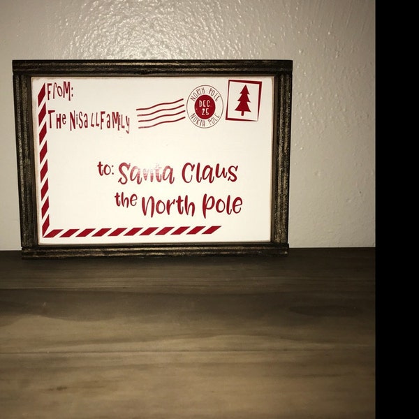 Santa Letter SVG - Santa Envelope Svg - Christmas Svg - Postcard to ...