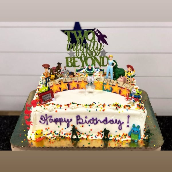 Two Infinity and Beyond Cake Topper Two Infinity and Beyond Party ...