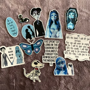 Corpse Bride Inspired Sticker Set - Etsy