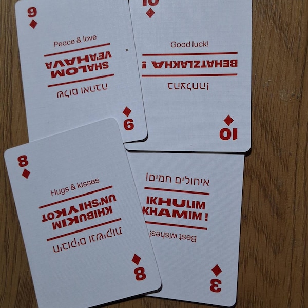 German Words & Phrases Playing Cards in Tin Case - Etsy