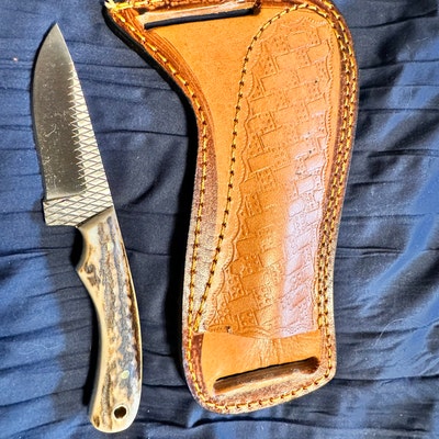 Custom Hand Made Full Tang Hoof Rasp Steel Cowboy Knife.. - Etsy
