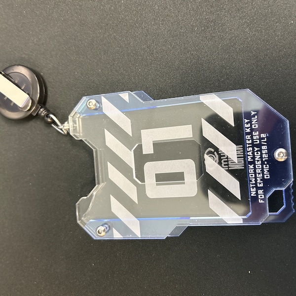 Cyberpunk Keycard Style Card ID Holder - Etsy