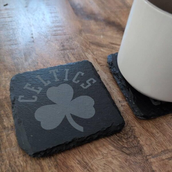 NFL Football Coaster Sets - Set of Four Coasters -4” Slate Coasters ...