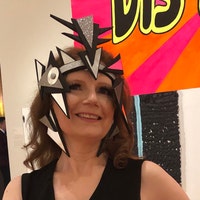 Sukah Synth Futuristische Cyborg Kopfbedeckung Halo Hut Kopfschmuck ...