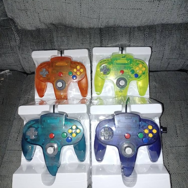 Funtastic N64 Controller: Atomic See-thru Transparent Style - Etsy