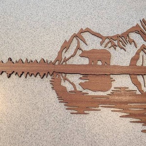 Metal Grizzly Bear Face Wall Art - Etsy