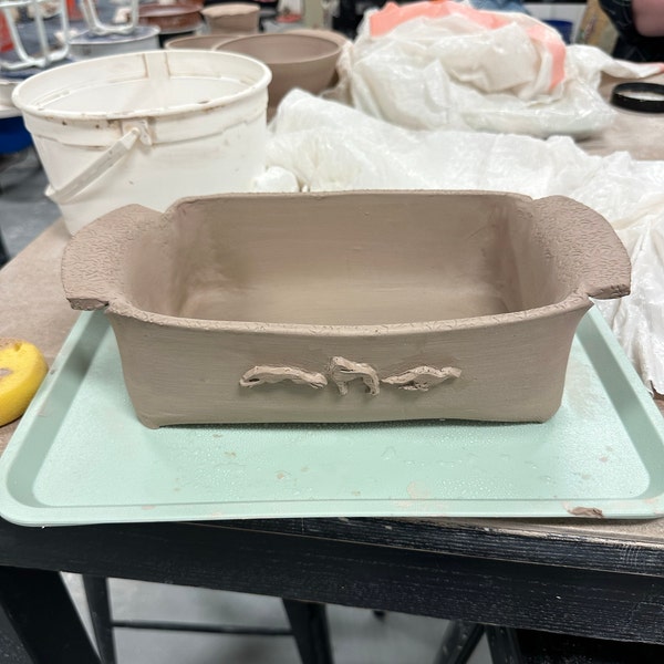 Pottery Bread Pan Template: DIY Ceramic Pattern (PDF Download With ...