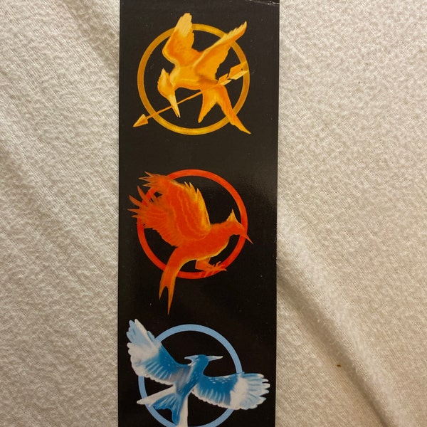 Hunger Games Bookmark Trilogy Logo 6x2 Inches - Etsy