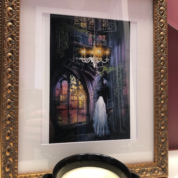 Vintage Wall Decor Gunsmoke Old West Matt Dillon and Miss Kitty SIGNED PRINT From Original ...