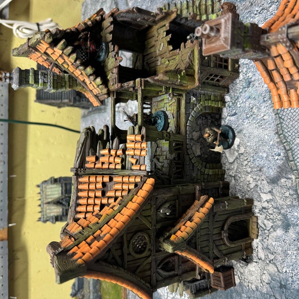 Hexengarde 7 Ravenhill Lower Gothic Victorian Building Terrain 3D ...