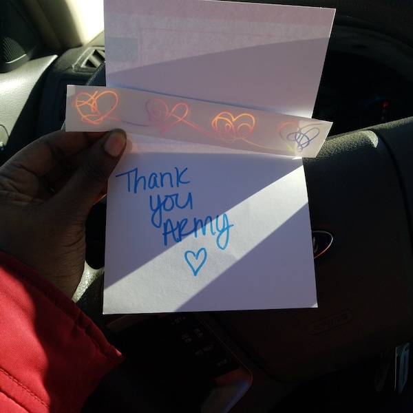 BTS LY: Answer Hearts White Opal Holographic Decal Small BTS ...