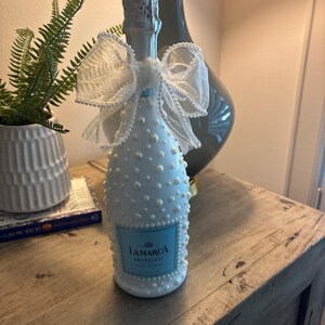 Hand Painted Customizable Birthday Prosecco/champagne Bottle *READ ...