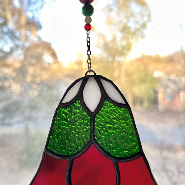 Christmas Bells Stained Glass Pattern, Digital Download, DIY Suncatcher ...