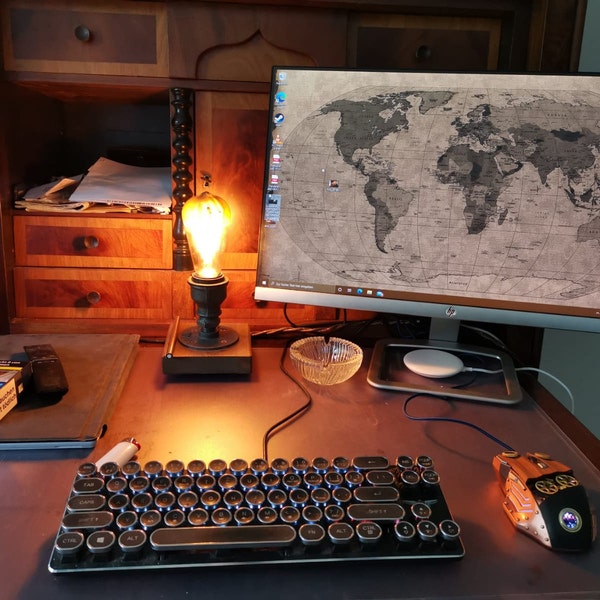 The Silver FTL Keyboard. Retro Keyboard for PC - Etsy