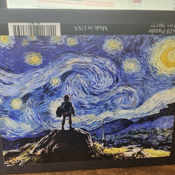Zelda Van Gogh Starry Night Poster, Print, or Canvas - Premium HD ...