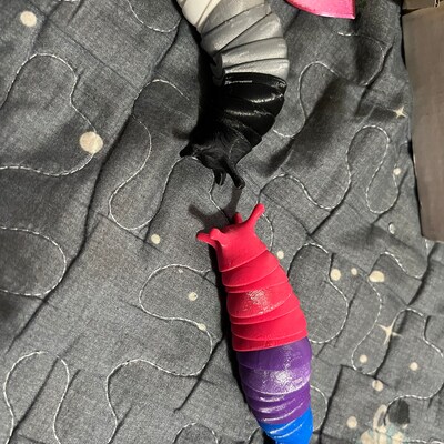 3D Printed Ally Flag Fidget Slug - Etsy