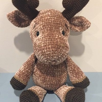 Moose Crochet Pattern Crochet Moose Moose Tutorial - Etsy