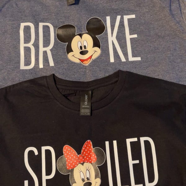 Broke and Spoiled Shirts, Couple Shirt, Funny Shirt, Anniversary Shirts ...