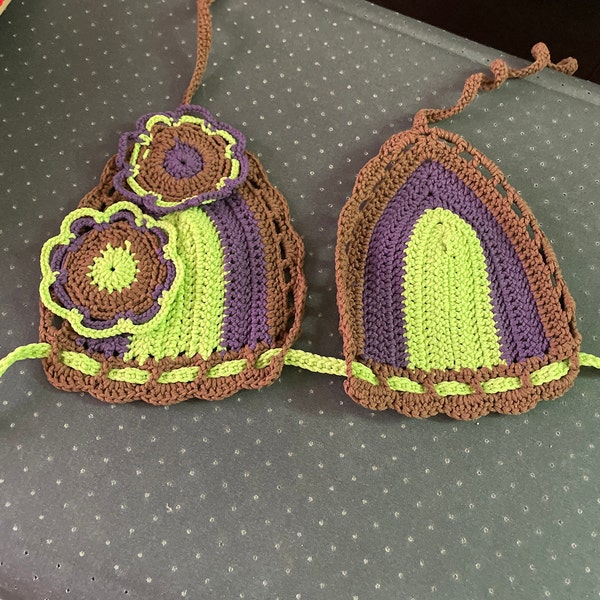 Crochet Thong Pattern, Crochet Bikini Bottom Pattern, PDF File on ...