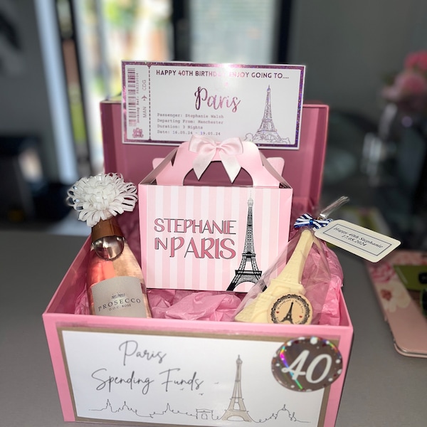 Hen Party Box | IN PARIS | Personalised Luxe Gift Favour Boxes Girls ...