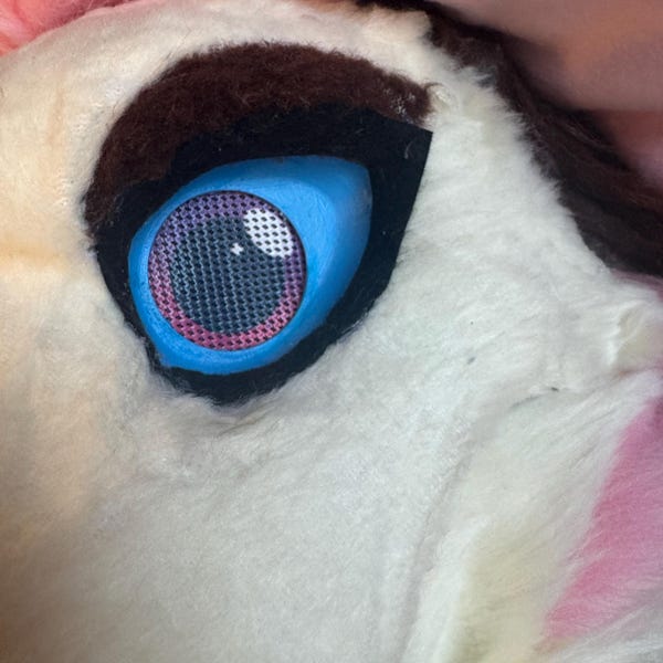 Fursuit Eye Mesh - Hypno Swirl Mascot Costume Eyes - Etsy