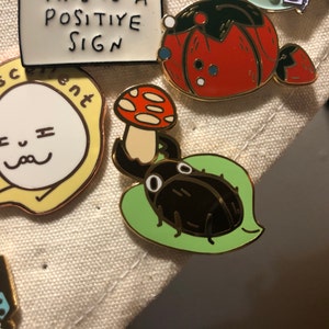 Tiny Gift Hard Enamel Pin Beetle Pin Cute Insect Enamel Pin Lapel Pin ...