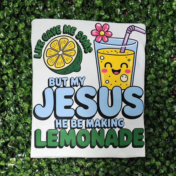 Retro Christian Lemonade PNG: My Jesus Design (digital Download) - Etsy