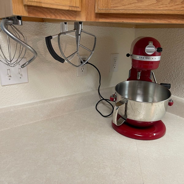 Kitchenaid Mixer Single Attachment Holder | Space-saving Organizer ...
