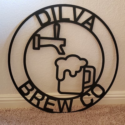 Beer Tap Sign, Personalized Bar Sign, Bar Signs, Personalized Signs ...