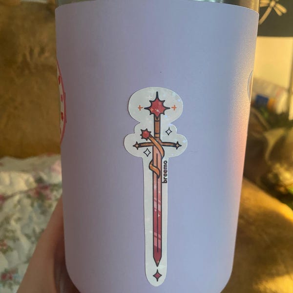 Pride Sword Stickers Gay LGBT Weapon Glossy Holographic - Etsy