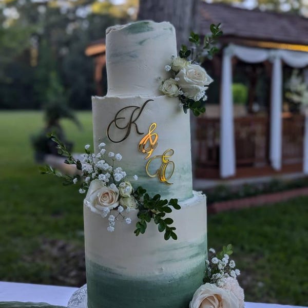 Elongated Acrylic Cross Cake Charm | Slim Cross Baptism Cake Charm ...