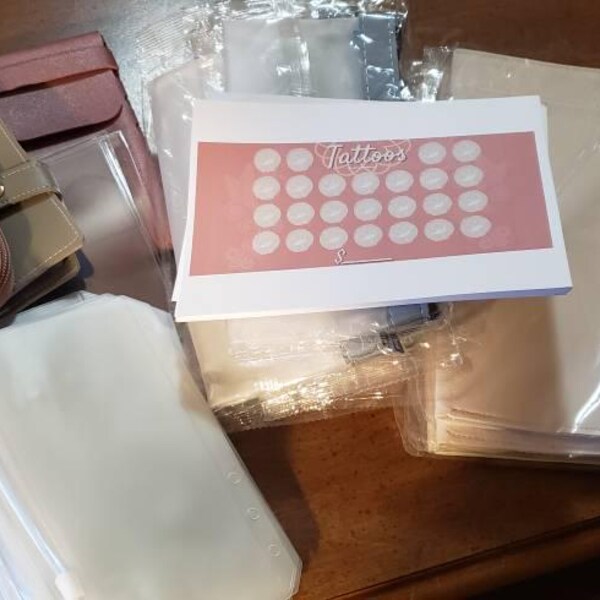 Cash Envelope Tracker, Horizontal Cash Trackers, Printable, Cash ...