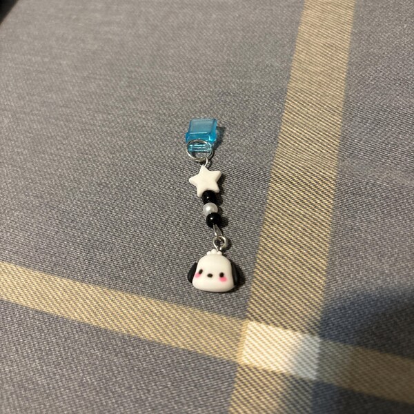 Yumo Gummy Bear Handmade Cell Phone Strap Chain | Pink & Green Glow in ...