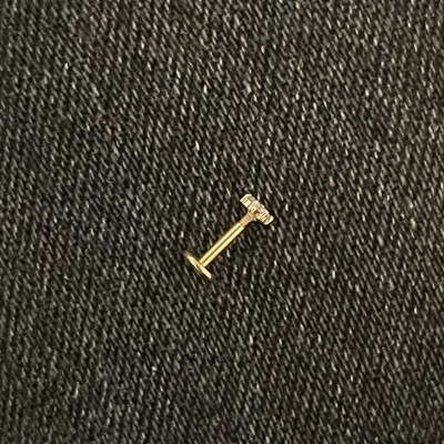 20G 18G Dangle Heart Nose Ring/cartilage Hoop Earrings/minimalist ...