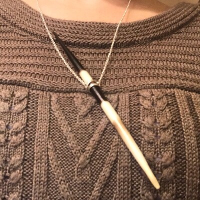 Porcupine Quill Necklace, African Quill, Quill Jewelry, Porcupine ...