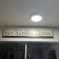 Eat Gather Laugh, Gather Sign, Custom Gather Sign, Gather Sign Custom ...