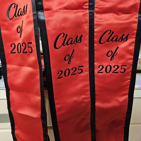 Customized Graduation Sash Custom Graduation Sash Personalized Sash Custom Text Sash Custom Sash ...