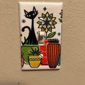 Rainbow Cheetah Spots Light Switch Cover Plate Teen Girl Bedroom Decor ...