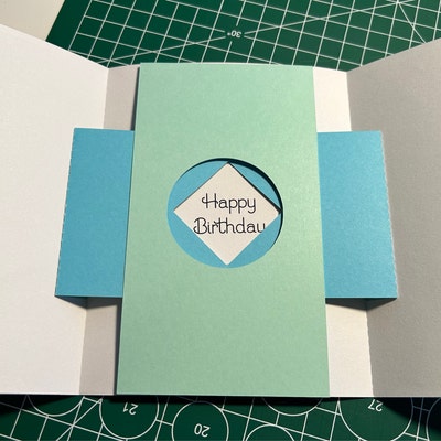 SVG Happy Birthday Shutter Card Instant Digital Download File - Etsy