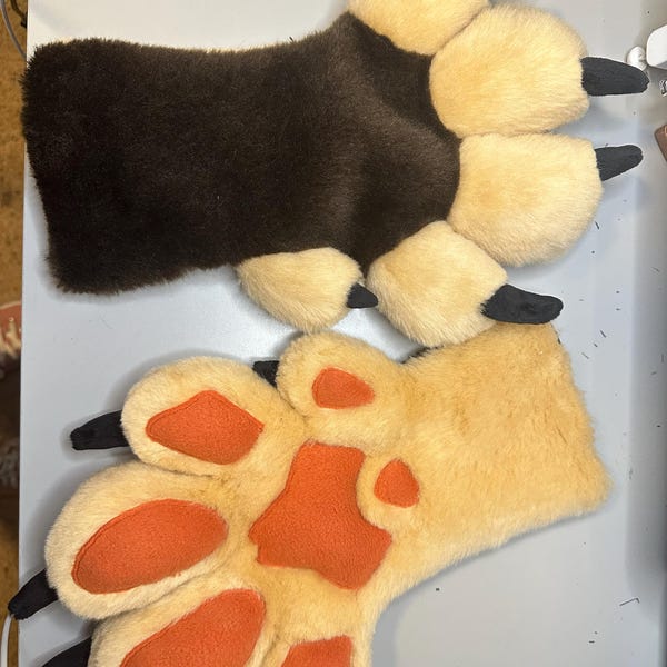 Puffy 4 Fingered Mochi Paw Digital Pattern (PDF DOWNLOAD) - Etsy