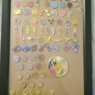 Complete 18 Gym Badges Paldea Scarlet & Violet Exclusively - Etsy