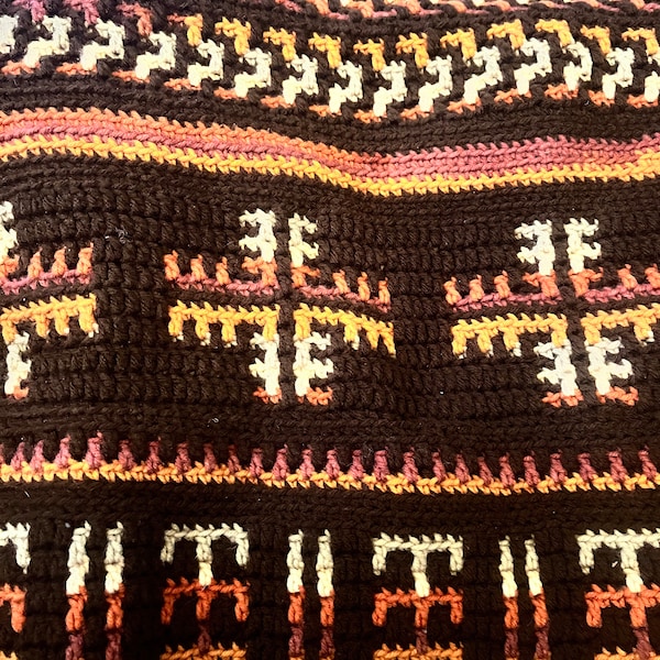 Berber Afghan - Overlay Mosaic Crochet PATTERN - Digital Download in ...