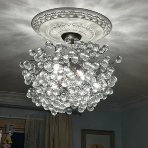 Lighting Bubbles Hanging Chandelier With Clear Transparent | Etsy