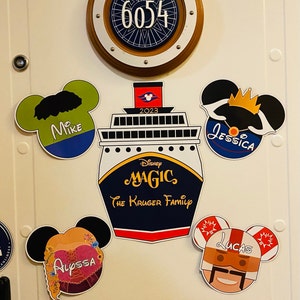10 Disney Cruise Line Signs Door Magnets NEW DESIGN - Etsy